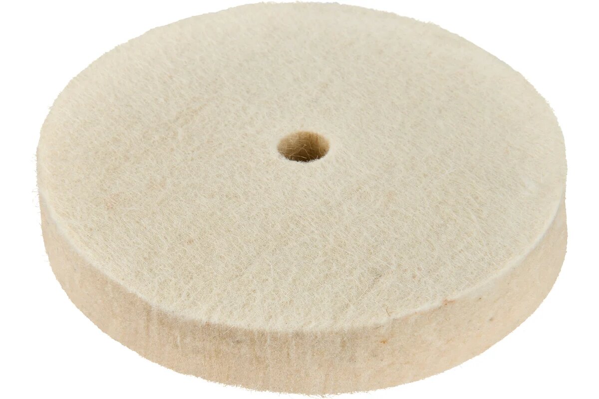 Круг полировальный ELITECH 1820.163600, 125х20х12.7 мм, натуральный войлок