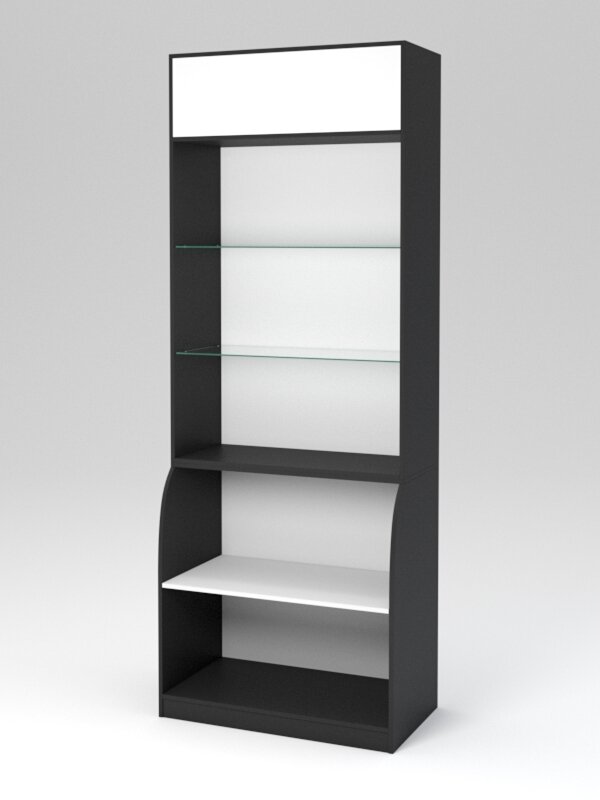 Витрина для алкоголя №1, Черный и Белый. Производитель товара - компания Westcom.