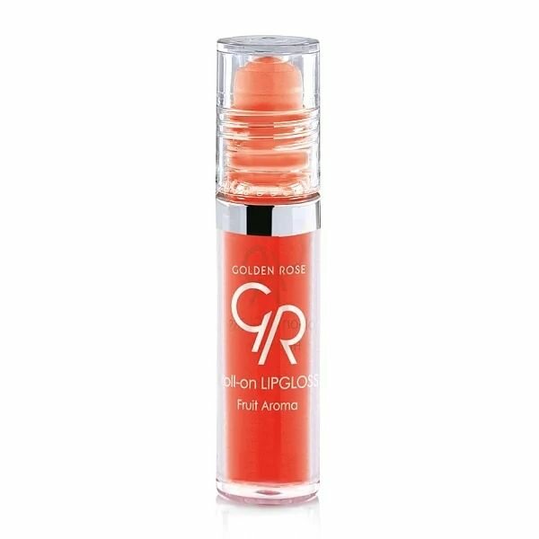 Турецкий Блеск для губ GOLDEN ROSE Fruit Roll On Lipgloss, Апельсиновый