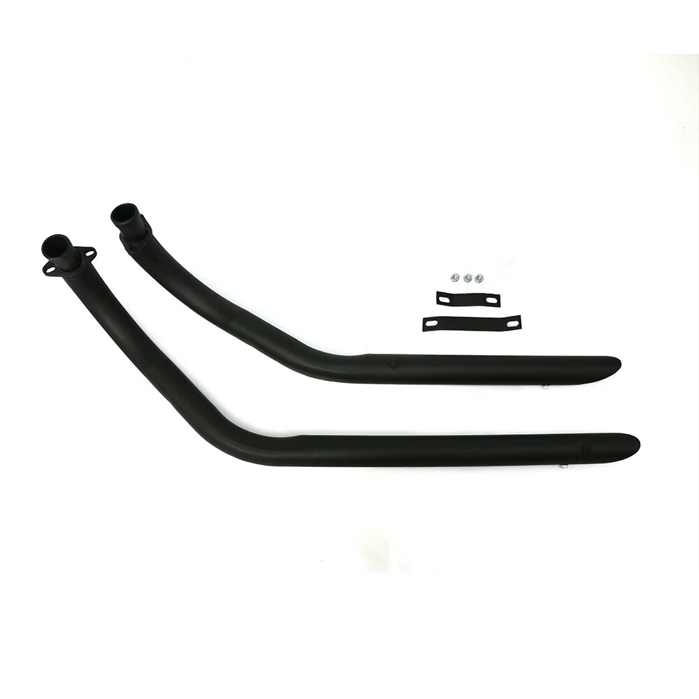 Для Kawasaki Vulcan 900 S EN900 VN900 S900 выхлопная труба мотоцикла со съемными глушителями, комплект глушителей вентиляционной трубы Черный, black