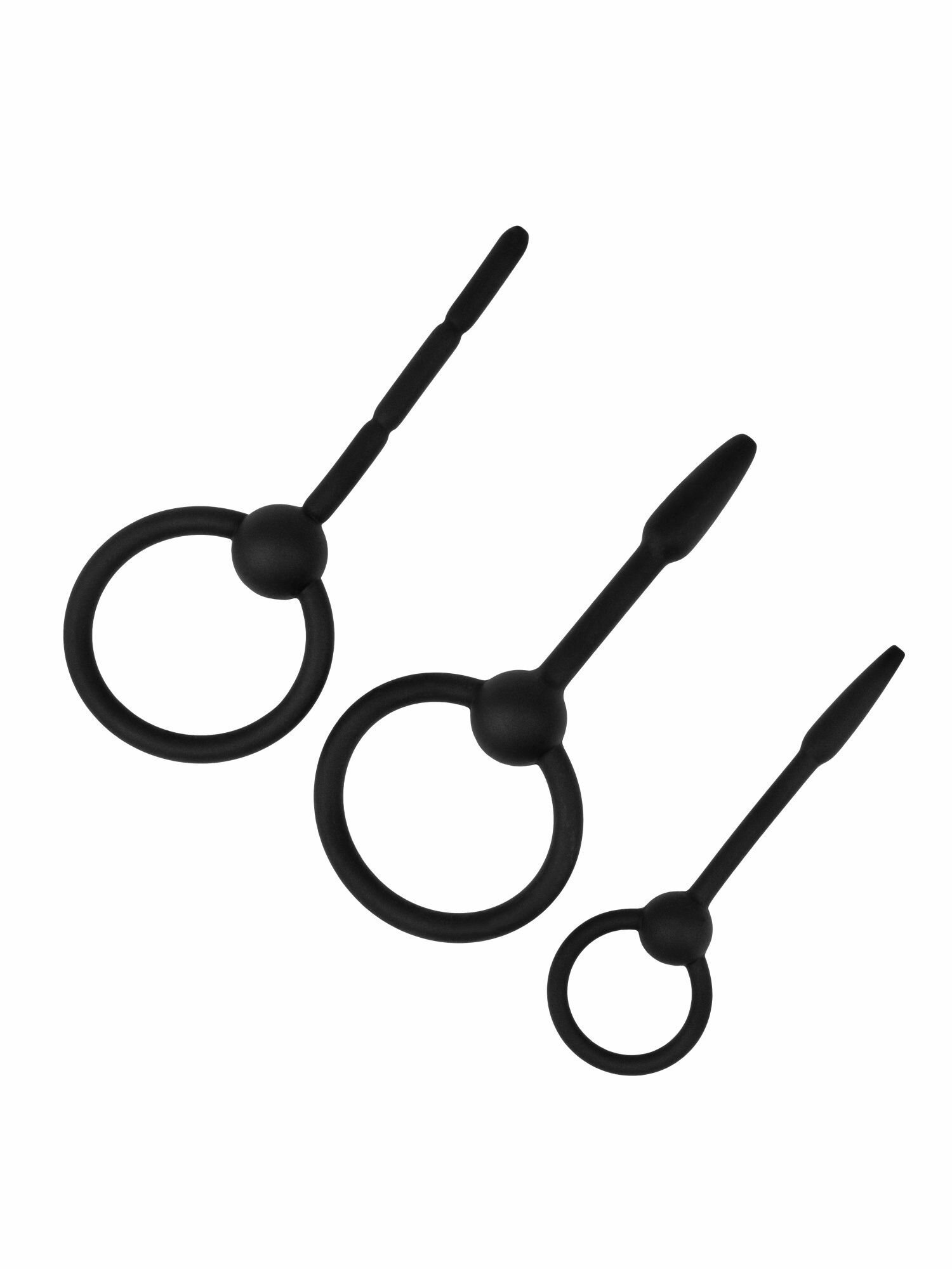 Набор из 3 черных уретральных массажеров Spin Производитель - Lola Games.