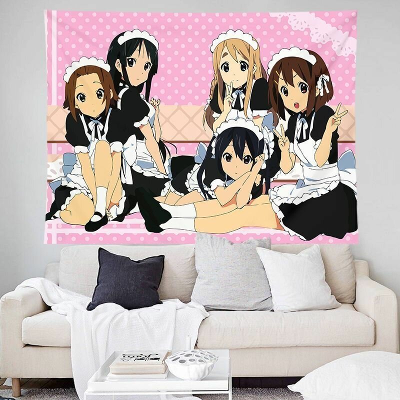 Гобелен,"k-on аниме косплей домашнее арт", 150 х 100cm