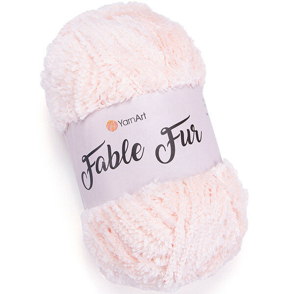 Пряжа Yarnart FABLE FUR 976 св. персик (5 мотков)