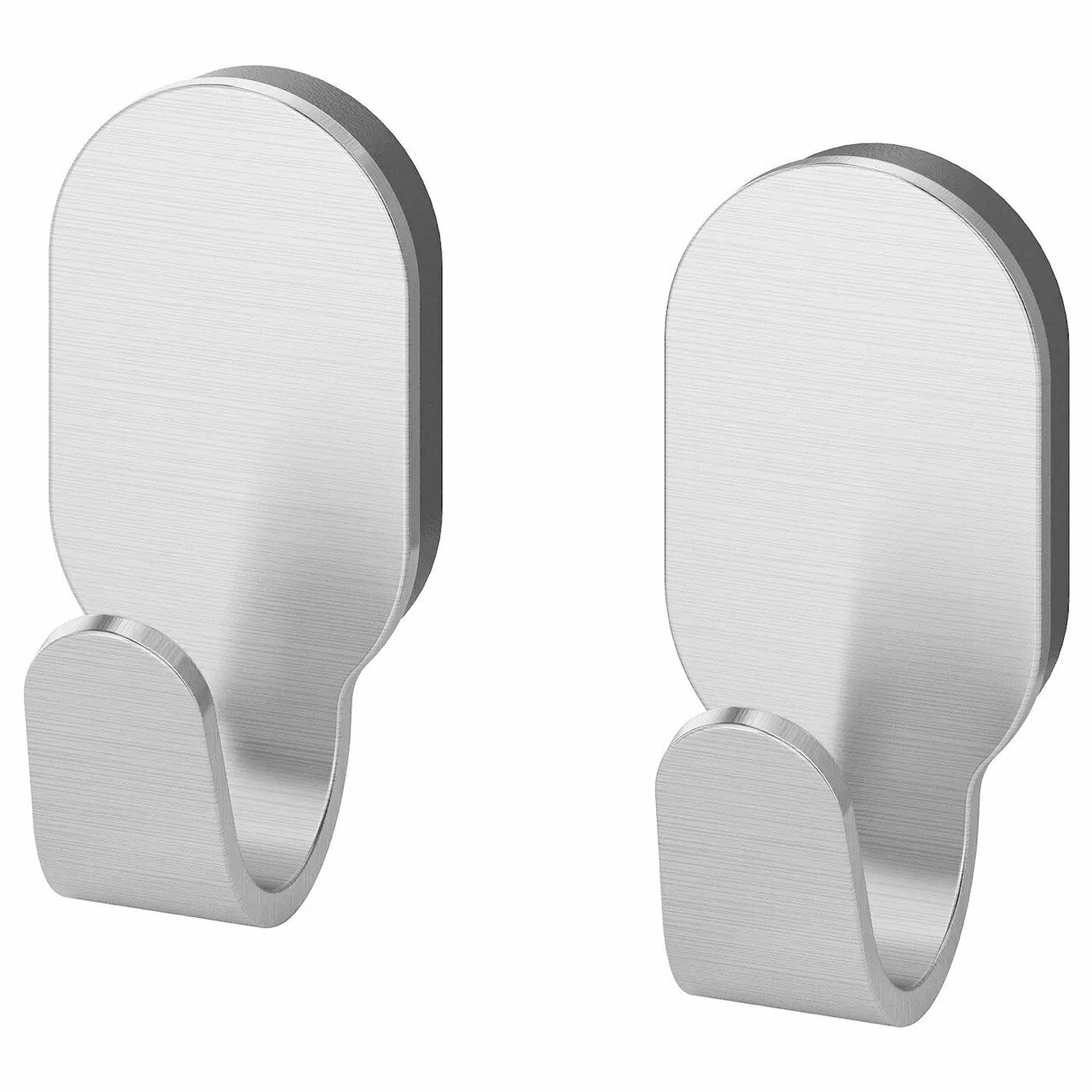 Набор настенных крючков икеа Брогрунд, нержавеющая сталь, 2 шт