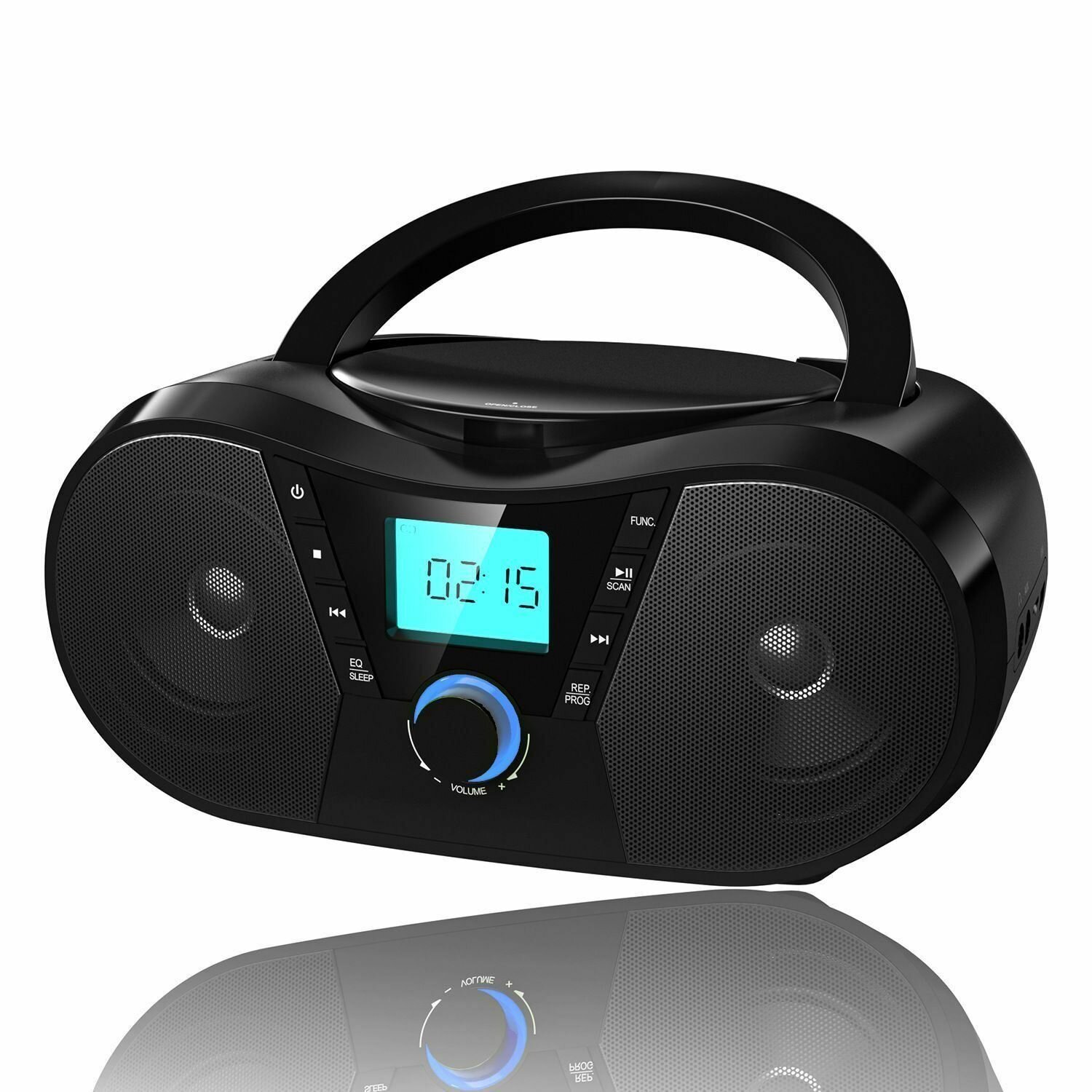 Портативный CD-проигрыватель с Bluetooth, плеером, FM Radio, поддержкой