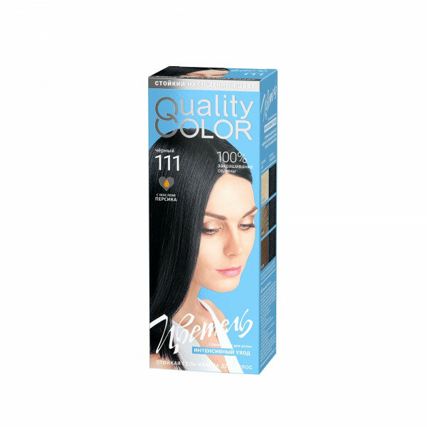 Estel Гель-краска для волос Estel Цветель №111 тон чёрный