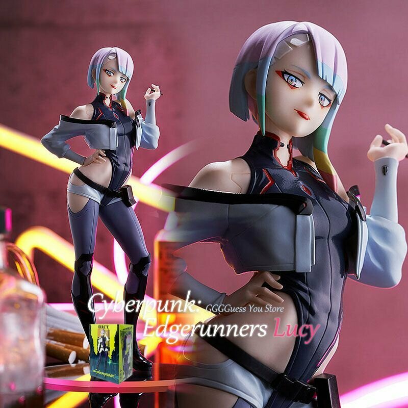 Аниме фигурка Люси из Cyberpunk Edgerunners высотой 22.5 см для коллекции