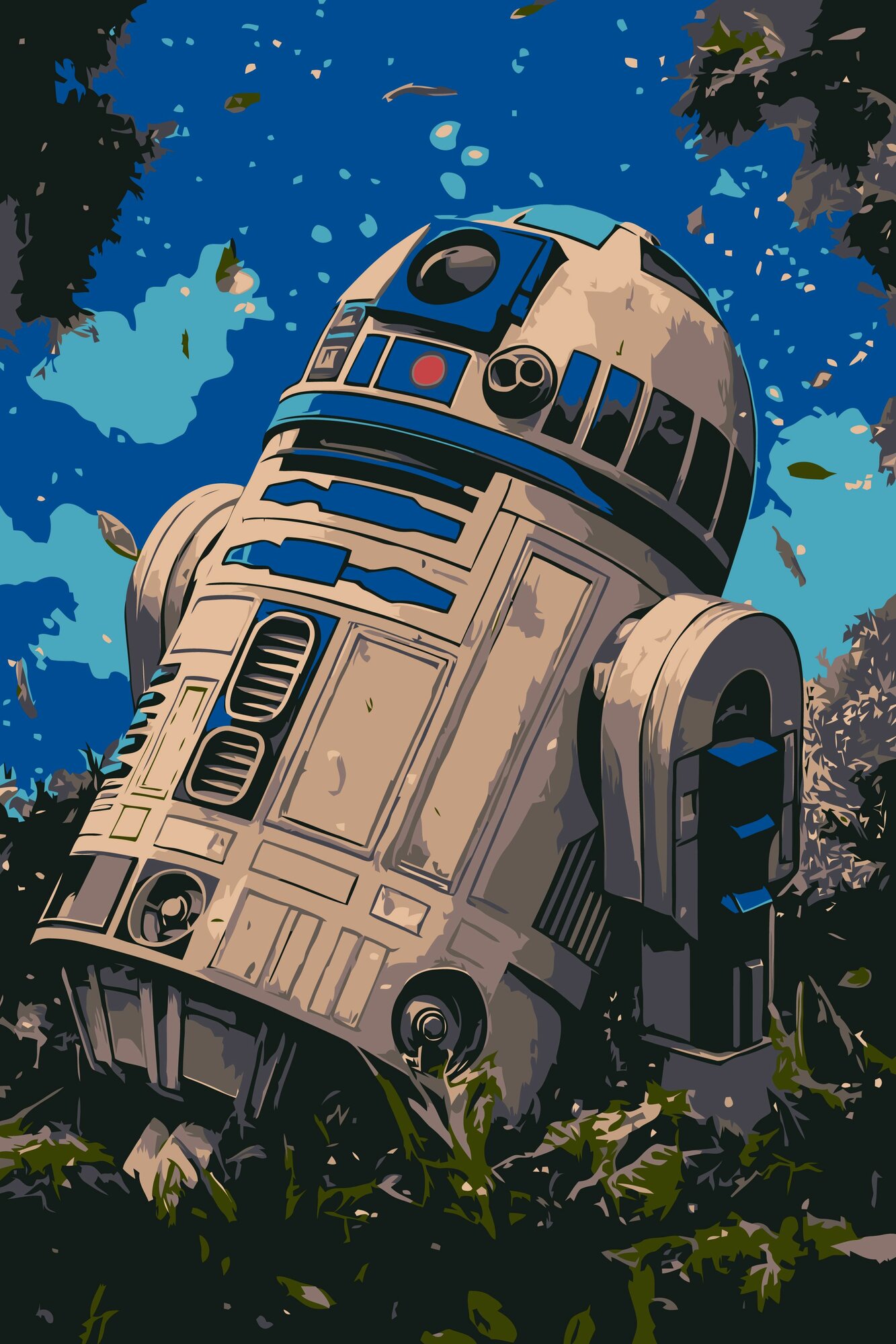 Детская картина по номерам E3098 Звездные Войны" 20x30