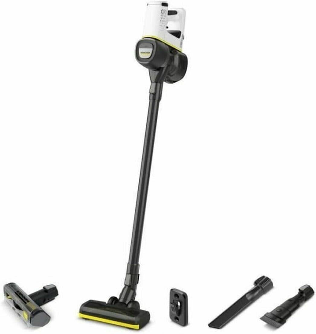 Пылесос ручной Karcher VC 4 Cordless myHome Pet 140Вт черный/белый