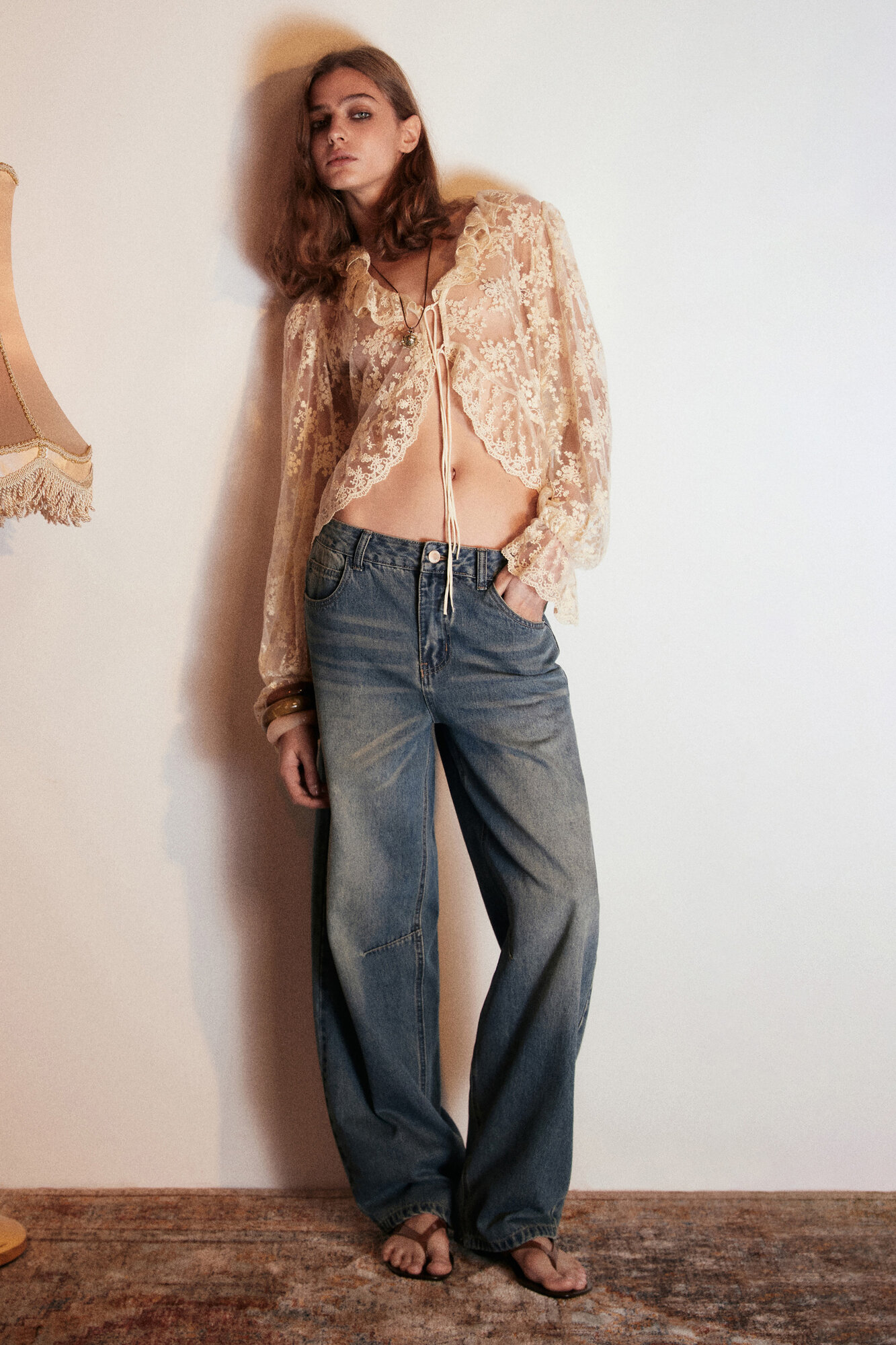 Джинсы багги Woman Mix&Match 