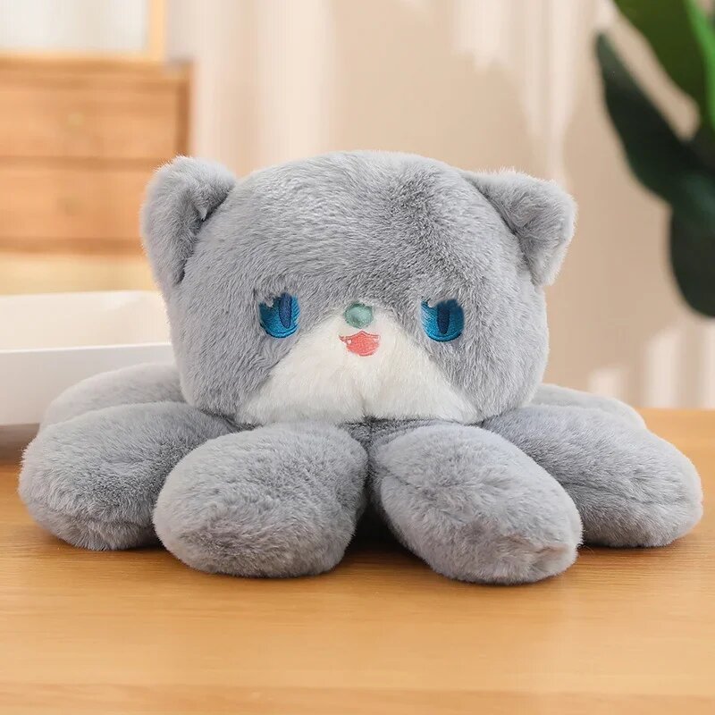 Плюшевые игрушки-кошки-кролики Lnvader, Grey Cat, about 35cm YZ