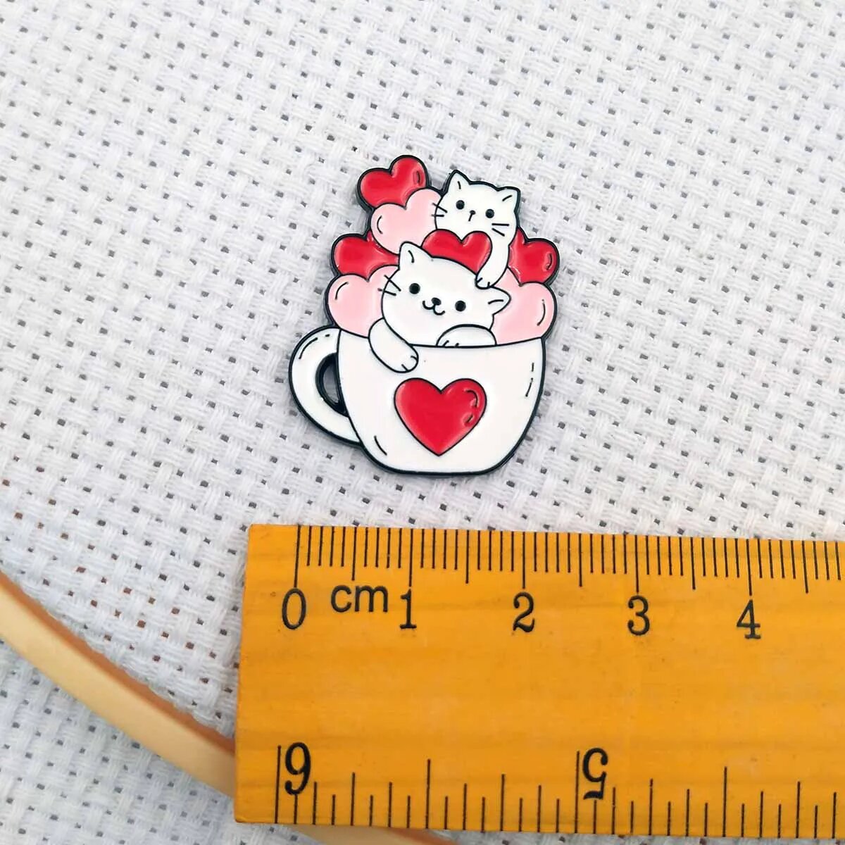 Игольница "Кошки в чашке", Цвет: Type B
