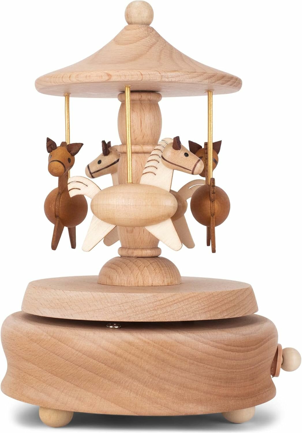 Cottage Garden Happy Birthday Cake Woodgrain 6 дюймовая заводная музыкальная фигурка из бука