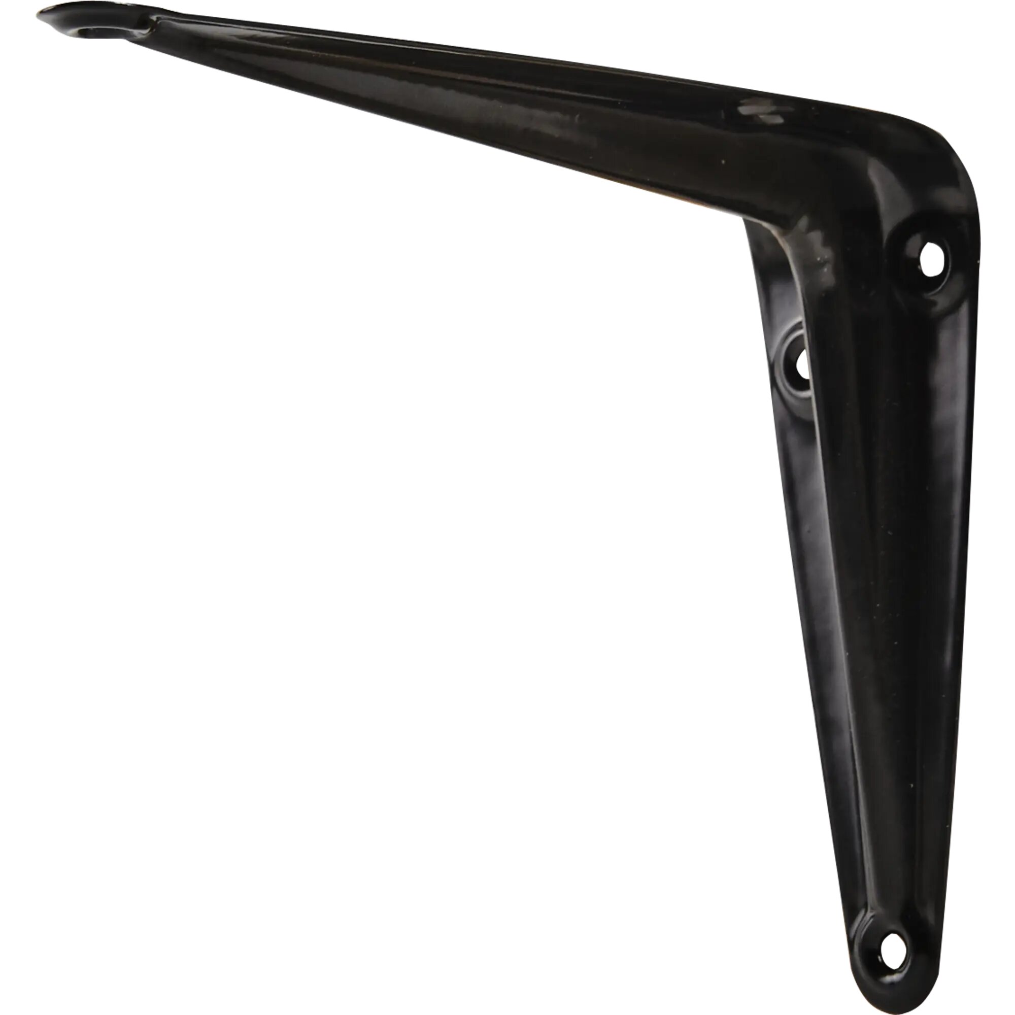 Larvij Utility кронштейн для полки 10x12.5 см металл чёрный до 10 кг настенный крепеж