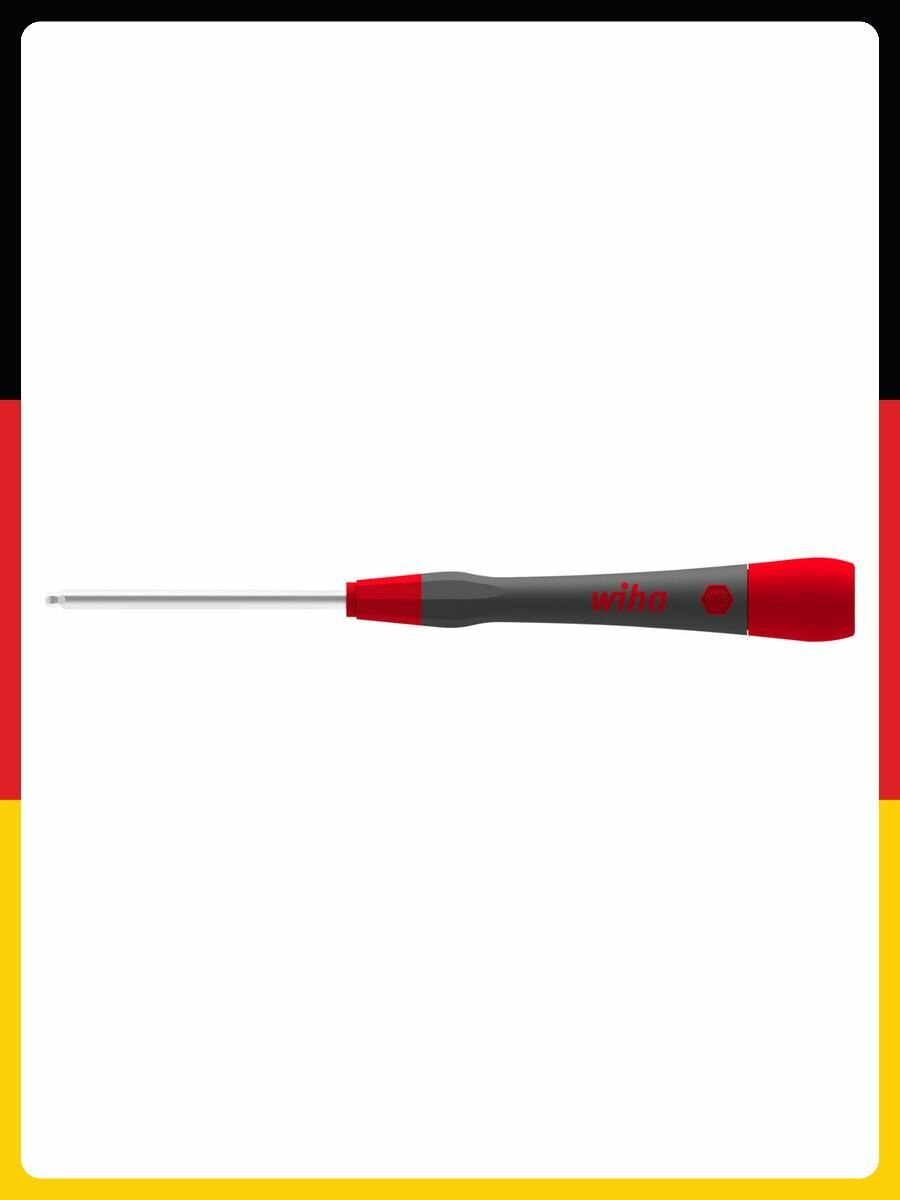 Тонкая отвертка Wiha PicoFinish с шестигранной шаровой головкой 3,0 x 60 мм