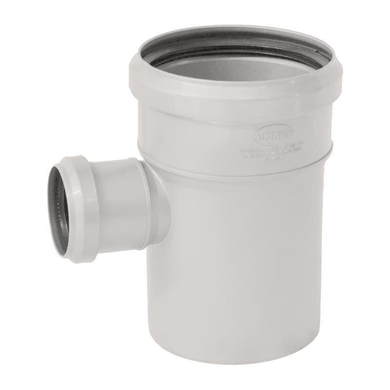 Тройник PRIME Ø 110 х 50 х 90º для внутренней малошумной канализации Valfex (цвет белый) 1шт