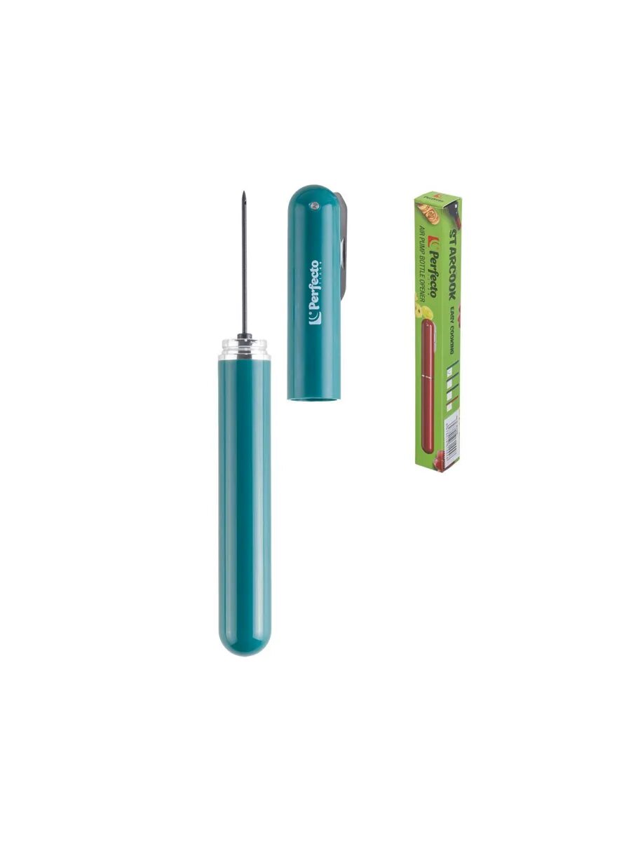 Штопор пневматический PERFECTO LINEA Starcook зеленый (39-212034)