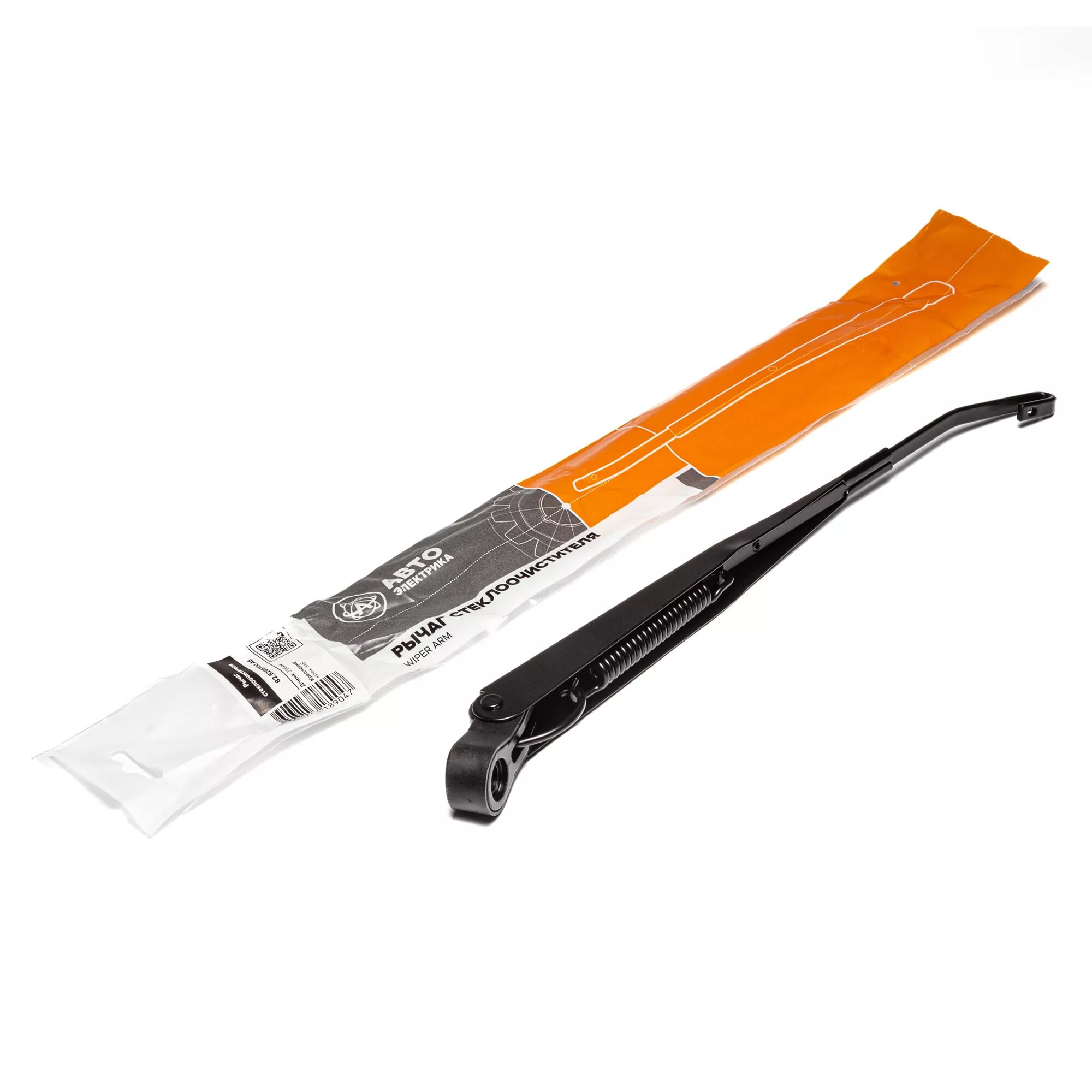 Рычаг стеклоочистителя для а/м УАЗ Буханка, 452 левый н/о 356 мм крюк (АвтоЭлектрика)