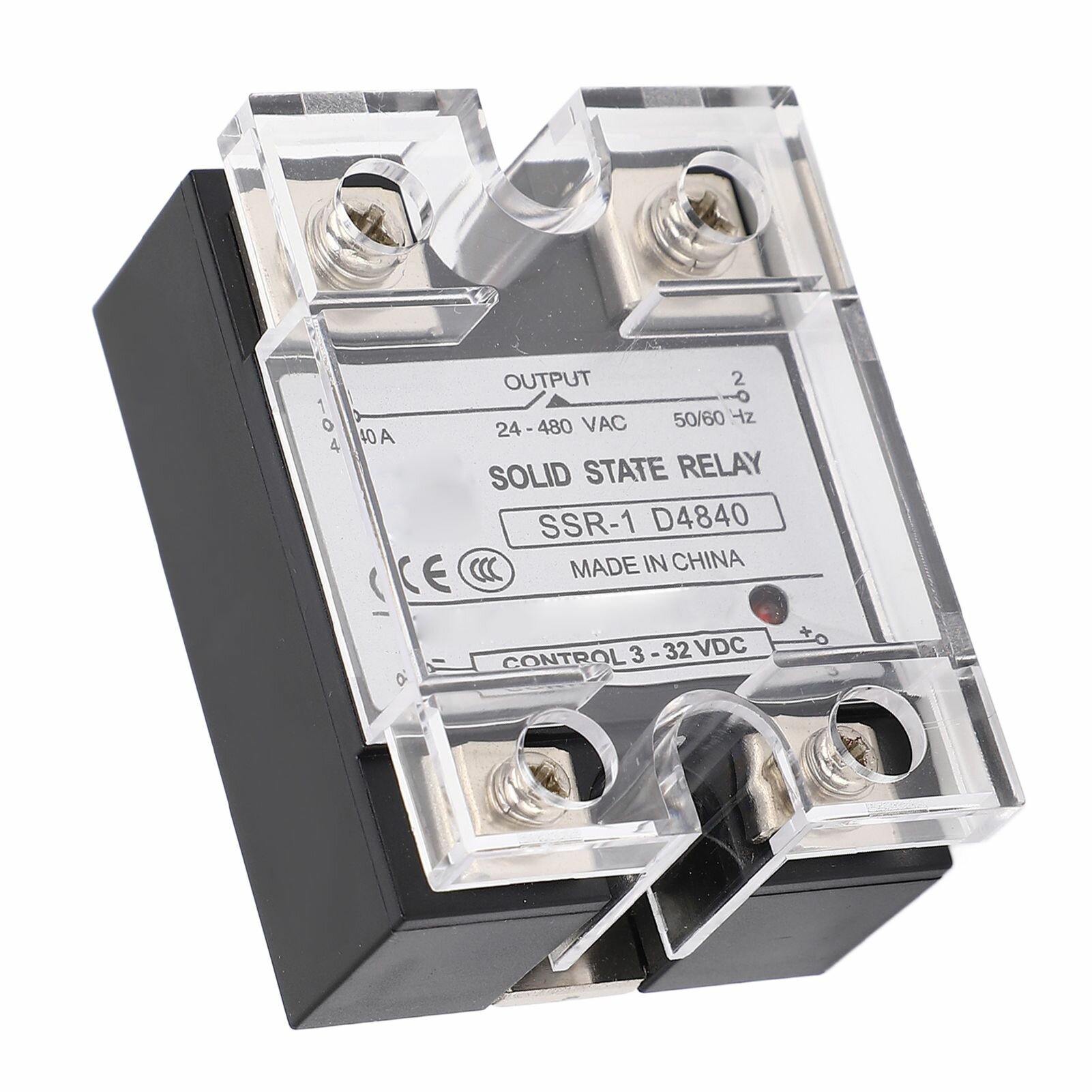 Твердотельное реле SSR Industrial Systems, 40 А от постоянного тока до 24 480 В переменного тока для станков с ЧПУ, упаковочных машин