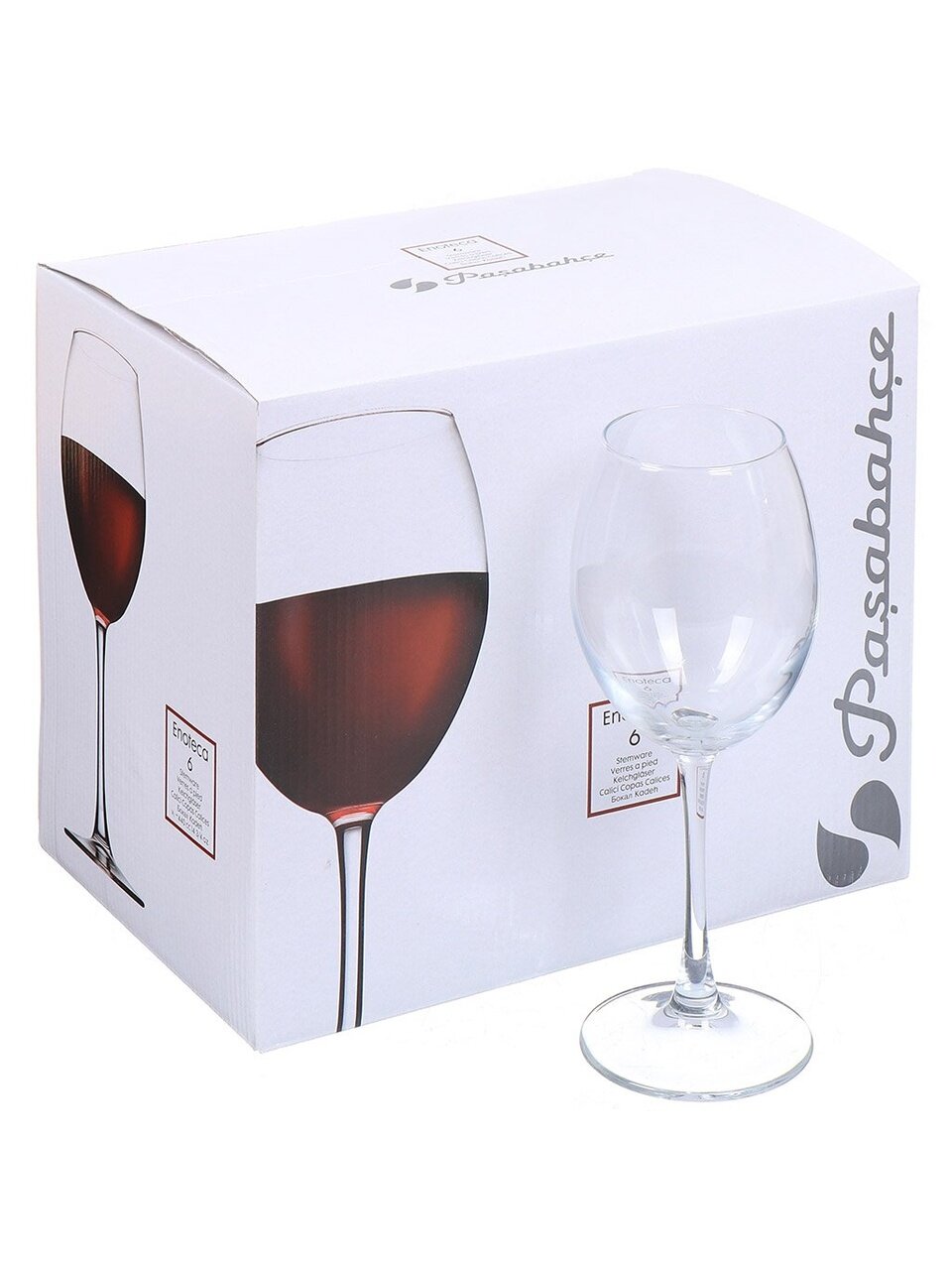 Бокал для вина, 420 мл, стекло, 6 шт, Pasabahce, Enoteca, 44728B