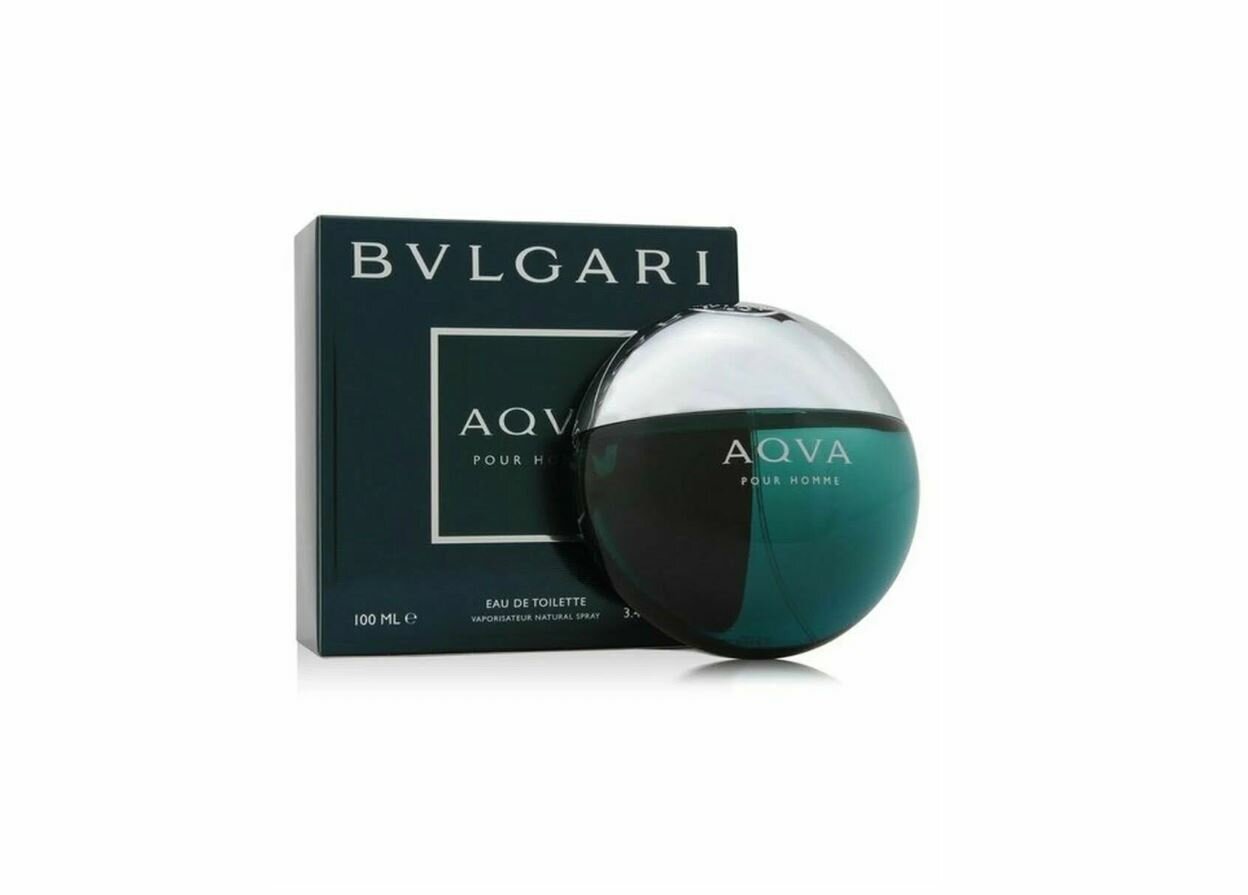 Туалетная вода Bvlgari Aqva pour homme мужской аромат 100мл, фужерные водяные