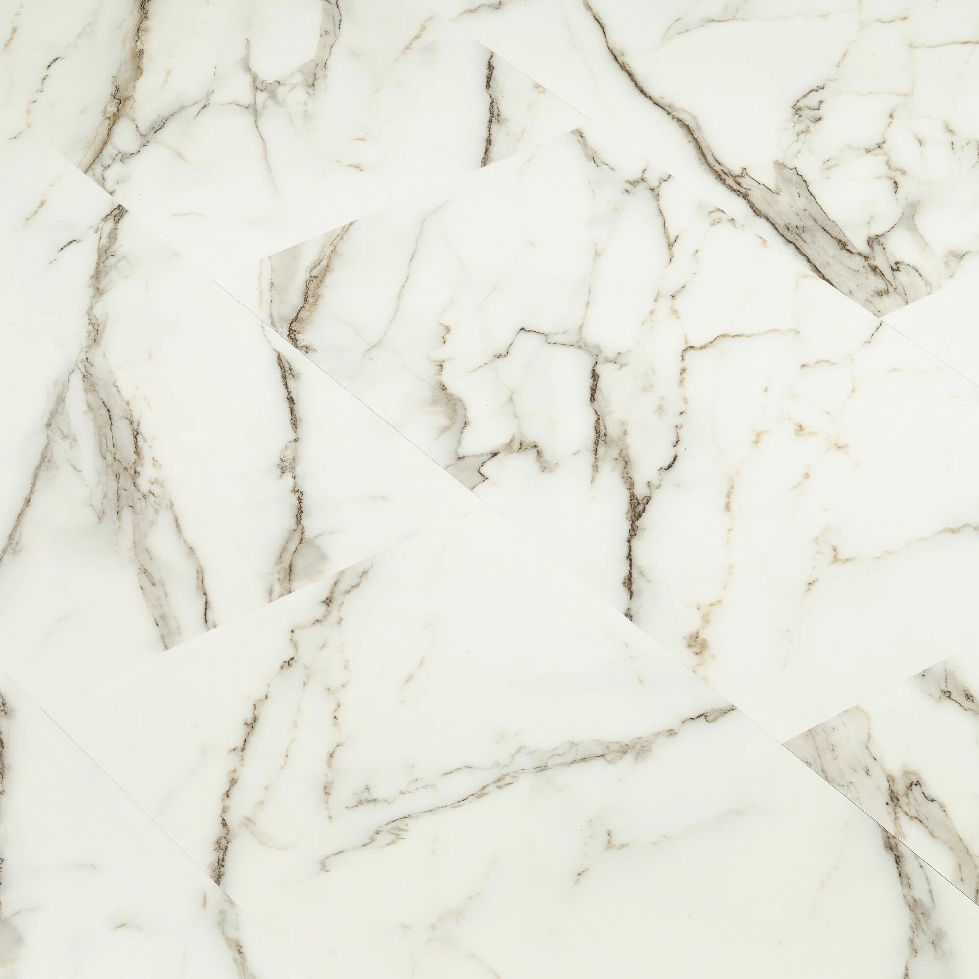 Плитка кварцвиниловая CronaFloor Stone терра бьянко замковая 1,8 кв. м 4 мм CronaFloor