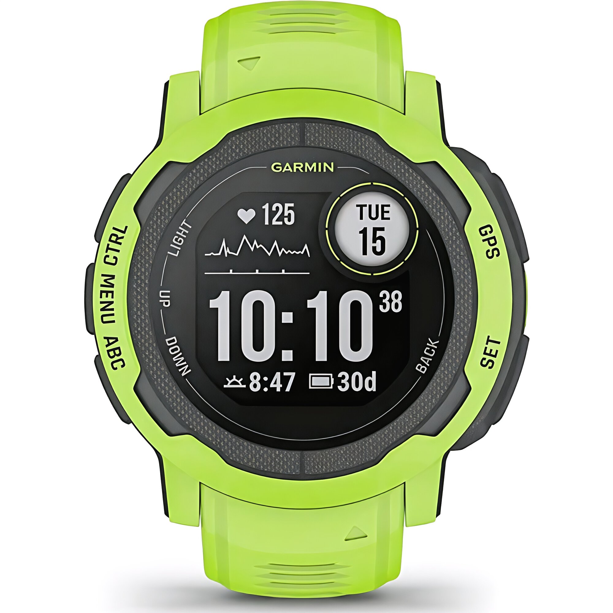 Умные часы Garmin Instinct 2, Electric Lime (010-02626-01), Зеленый