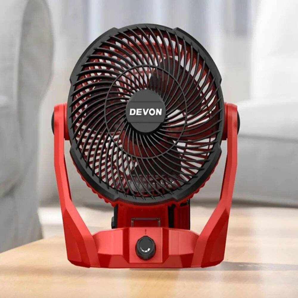 Мобильный вентилятор DEVON 6801 от аккумулятора (без батареи и зарядного)