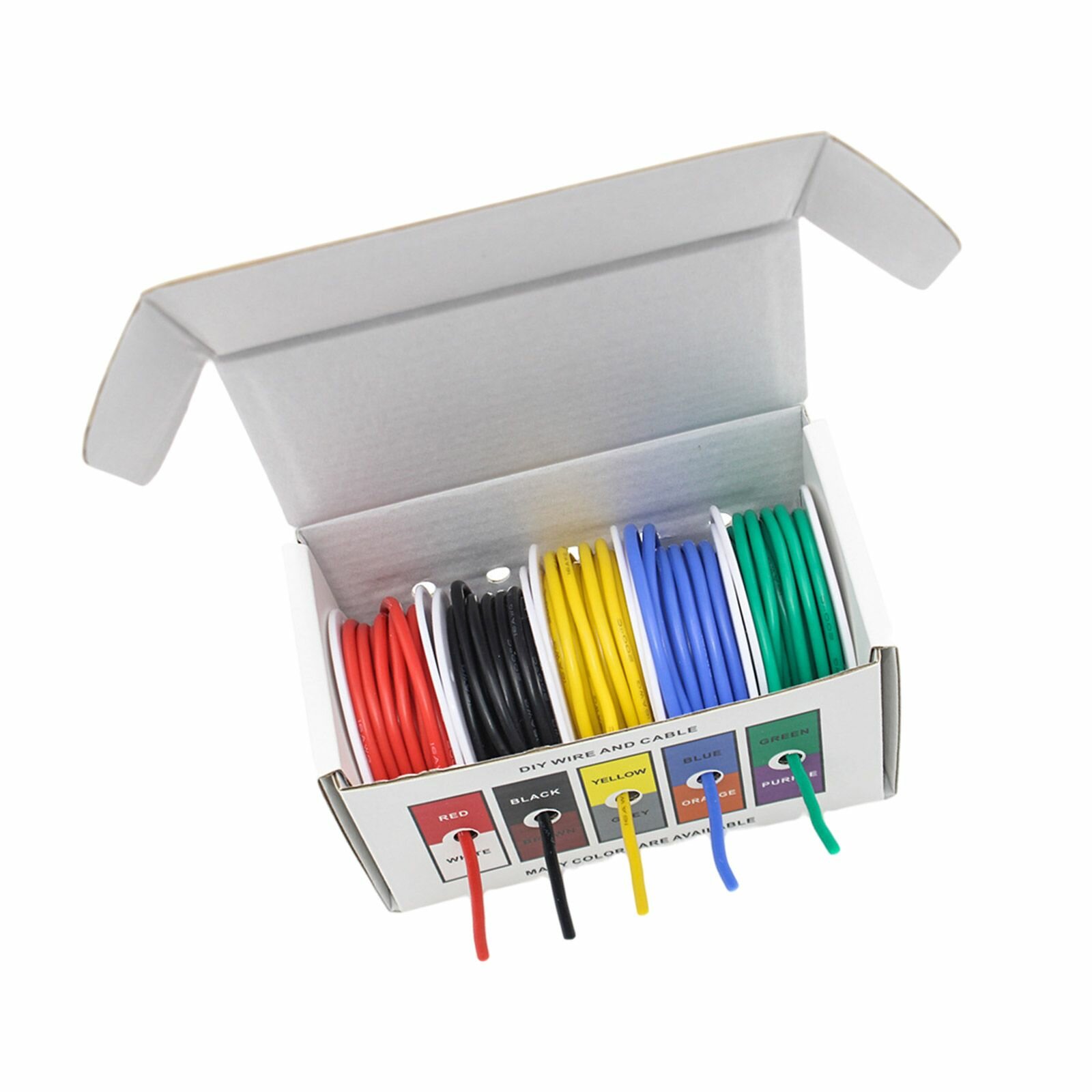 Электронный провод с лужеными жилами гибкой изоляцией и термостойкостью