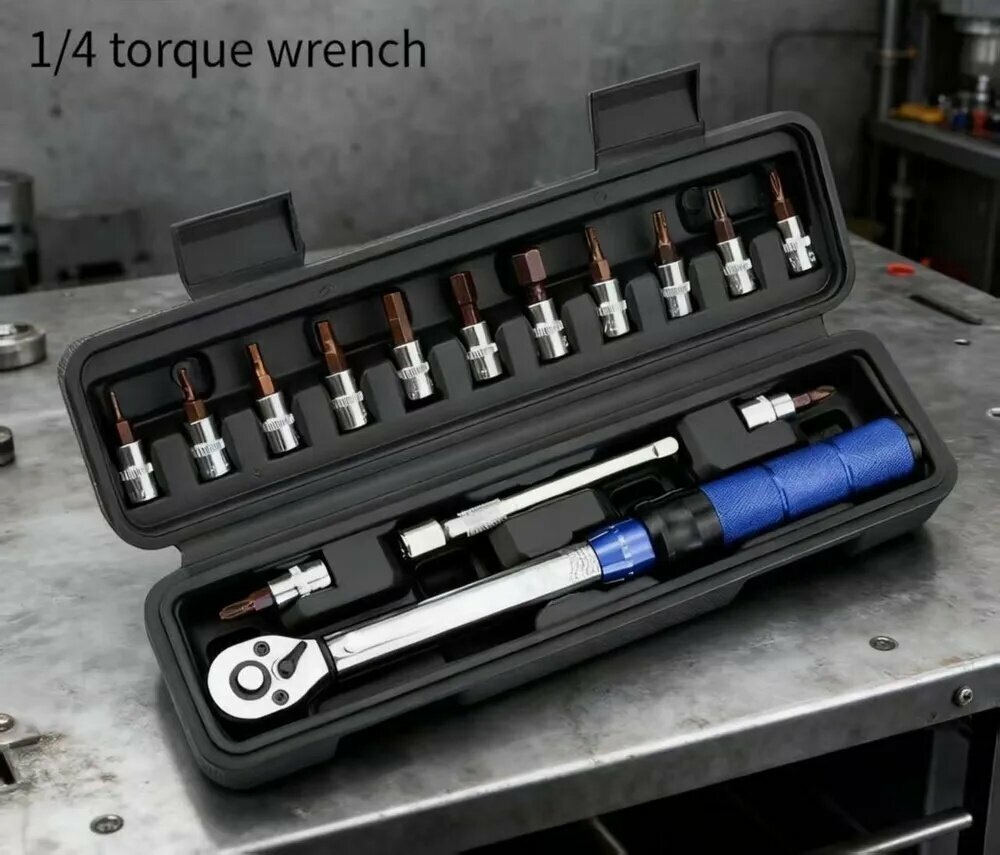 Набор динамометрических ключей от 5 до 60 Нм с открытым концом 30 мм и сменной головкой с трещоткой для привода 3/8 для мини-сплитов HVAC