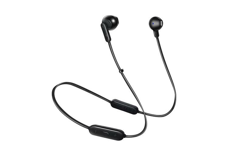 Беспроводные наушники JBL T215bt спортивные Bluetooth, obsidian black, быстрая зарядка, ультра длит.