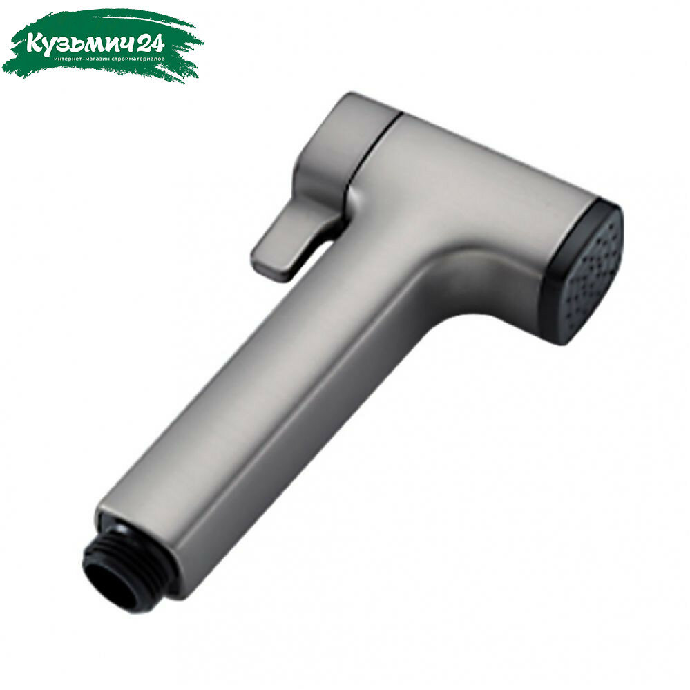 Лейка для душа Gappo G39-9 гигиеническая, квадрат, матовая, оружейная сталь