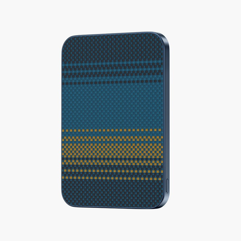 Магнитный аккумулятор KEEPHONE Brendy Magnetic, Ultra Slim 9 mm, 5000 mAh, Qi15W/PD20W, Denim Blue