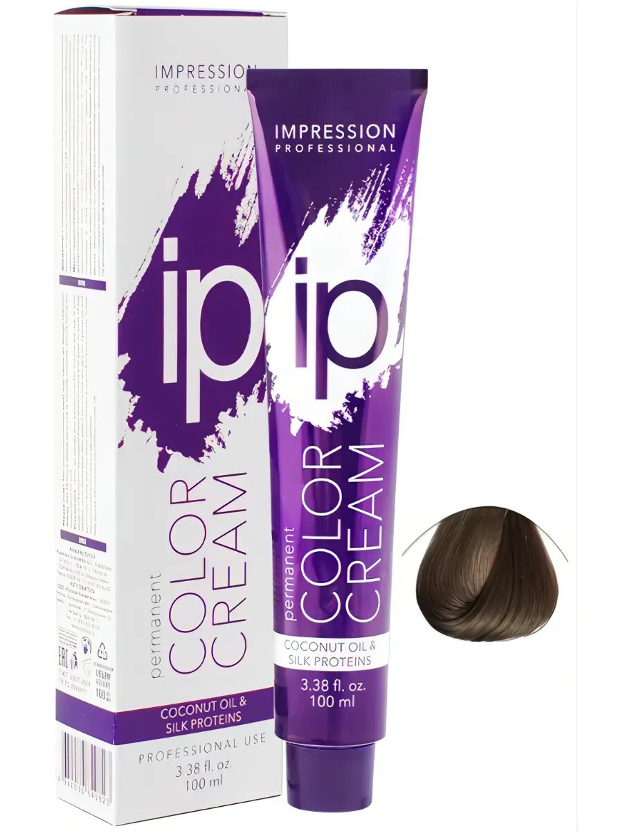 Стойкая крем-краска "Темный блонд натуральный 6.00"