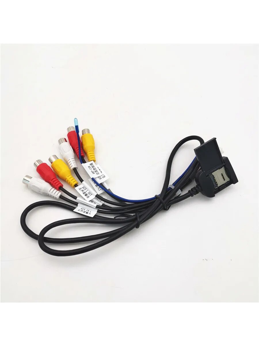 20-Контактный Стерео Разъем Жгута Проводов RCA AUX Адаптер