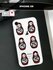 Чехол на Apple iPhone XR / Айфон XR с принтом Разные матрешки, прозрачный