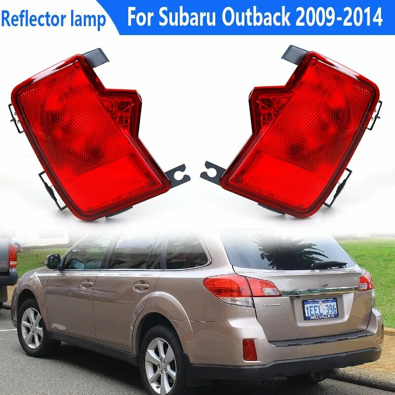 Для Subaru Outback 2009-2014, Автомобильный задний бампер, противотуманный фонарь заднего Left