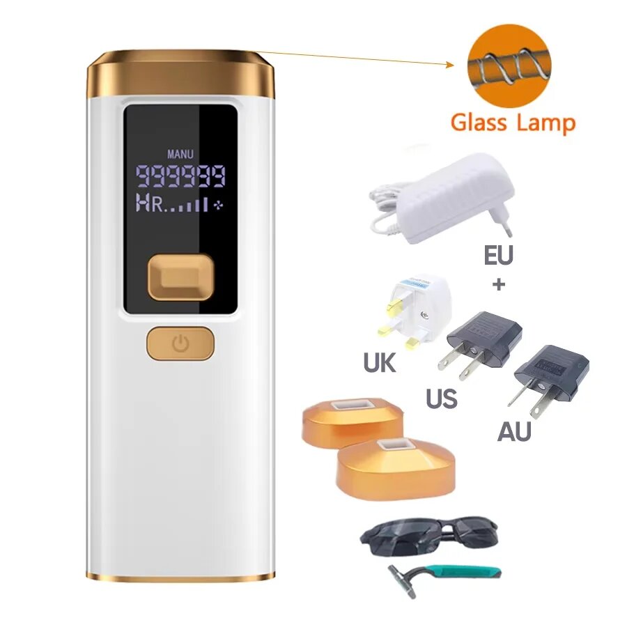 Vancostar IPL-эпилятор для лица и тела 999900 вспышек White