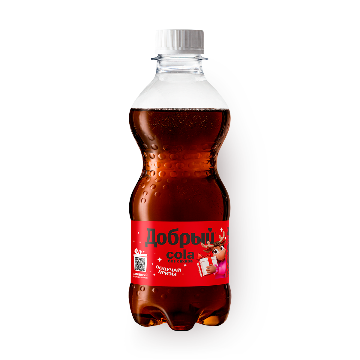 Напиток Cola "Добрый", без сахара, 0,3 л, пластиковая бутылка