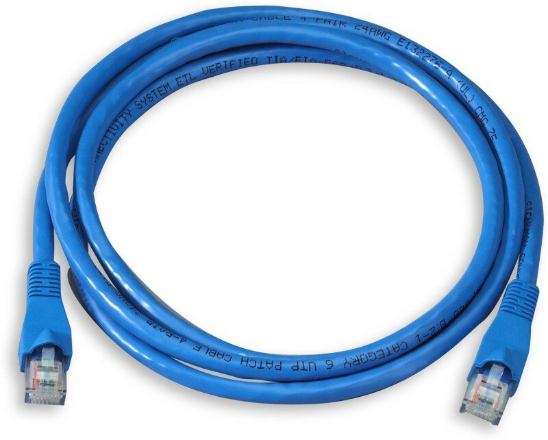 Патч-корд Hyperline PC-LPM-UTP-RJ45-RJ45-C6-2M-BL, синий, кат. 6