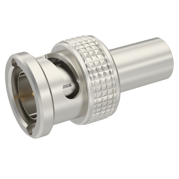 Китайский аналог(замена): R142077722 BNC-разъем 75 Ом HDTV прямой штекер обжимного типа кабель 0.83.7