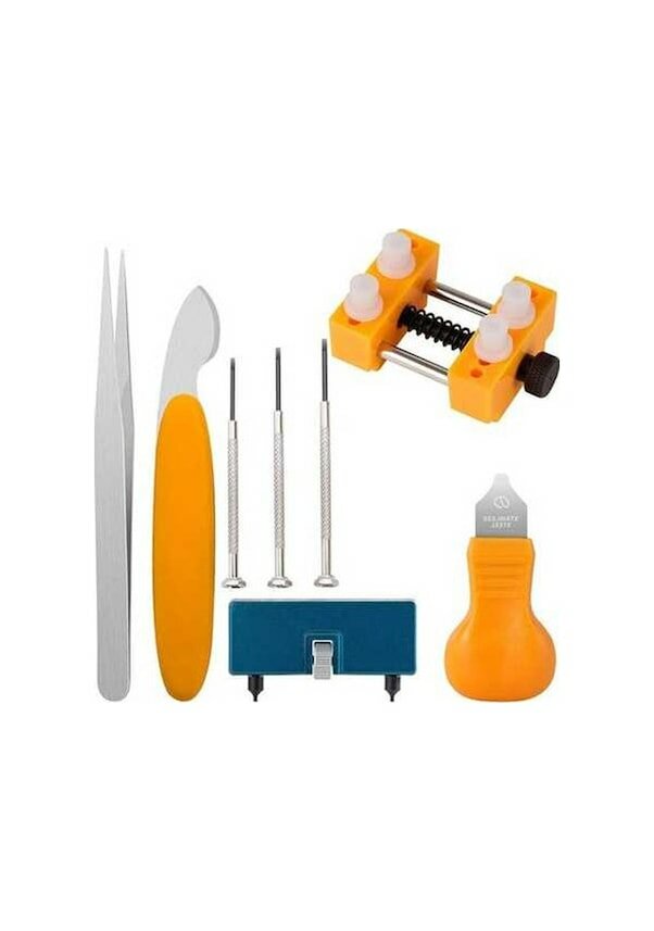 Набор для ремонта часов, Инструмент для ремонта часов, Нарезчик для часов, Открыватель крышки часов, Замена регулировщика ремня, 1 Штатив, 1 Открыватель крышки, 1 Пинцет, 3 Шуруповерта, 1 Вскрывающая головка