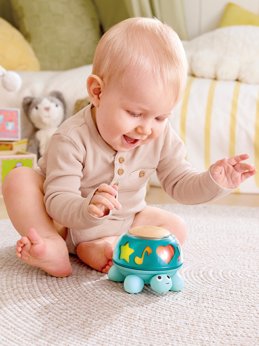 Игрушка Hape "Музыкальная черепашка", от 0 лет, развивающая,