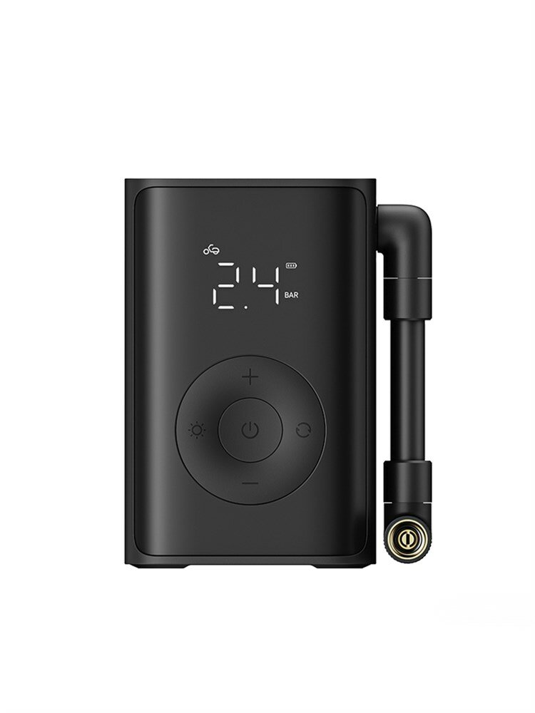 Xiaomi Умный электрический насос компрессор Xiaomi Mijia Portable Inflator Automatic Stop Lighting MJBXCQBQW BHR088PCN Черный