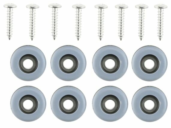 Подпятники тефлоновые скользящие с винтом d22 мм 8 шт