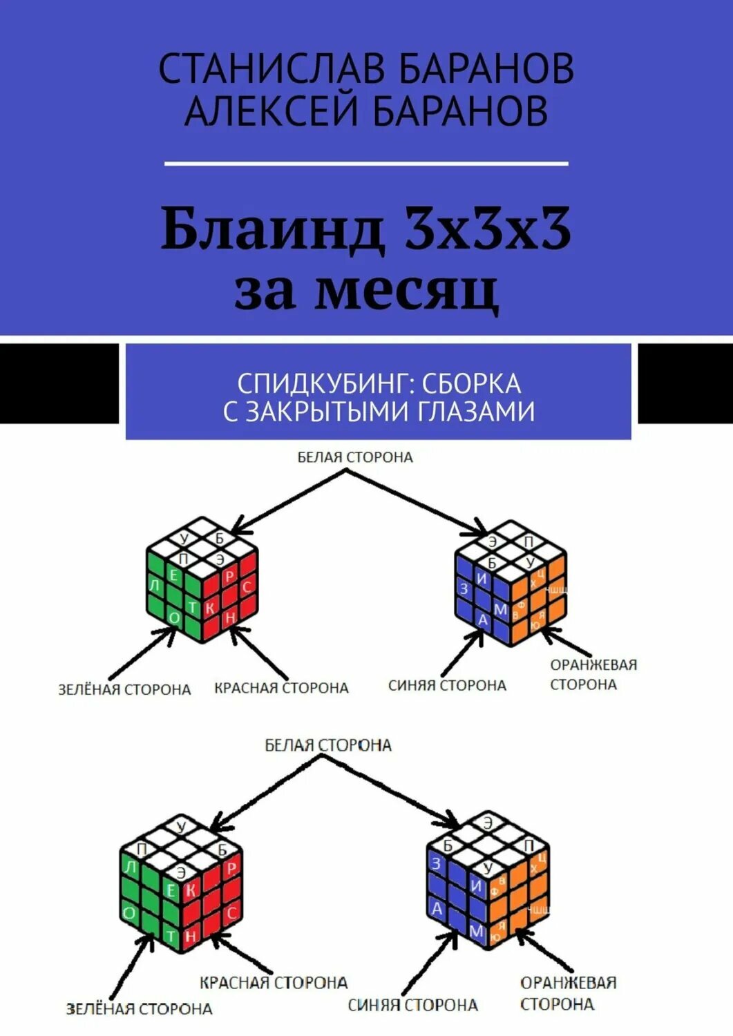 Блаинд 3х3х3 за месяц. Спидкубинг: сборка с закрытыми глазами [Цифровая книга]