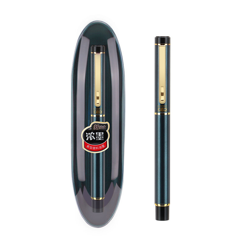 Ручка Baoke PM178 с большим объемом чернил, гелевая ручка с пулевидным наконечником 0,7 мм, простой металлический корпус, высококлассная деловая ручка.