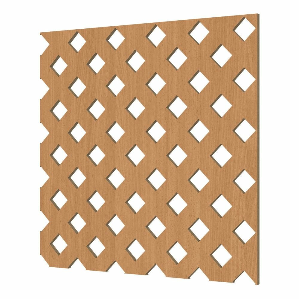 Перфорированная Панель Cosca Франц ХДФ Бук В600хШ1200 мм / Коска.