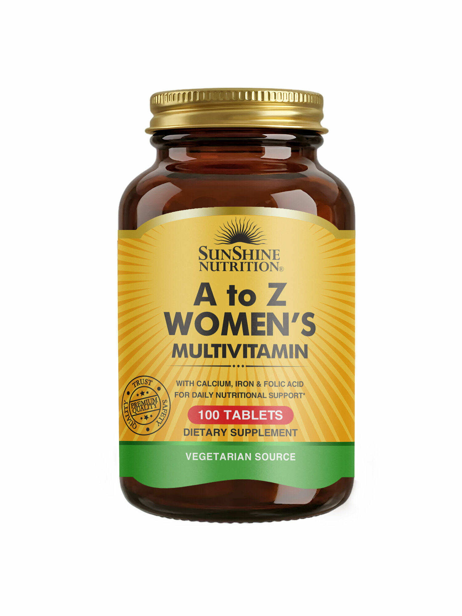 Витамины SunShine Vit A-Z, поддержка женского здоровья, 100 таблеток