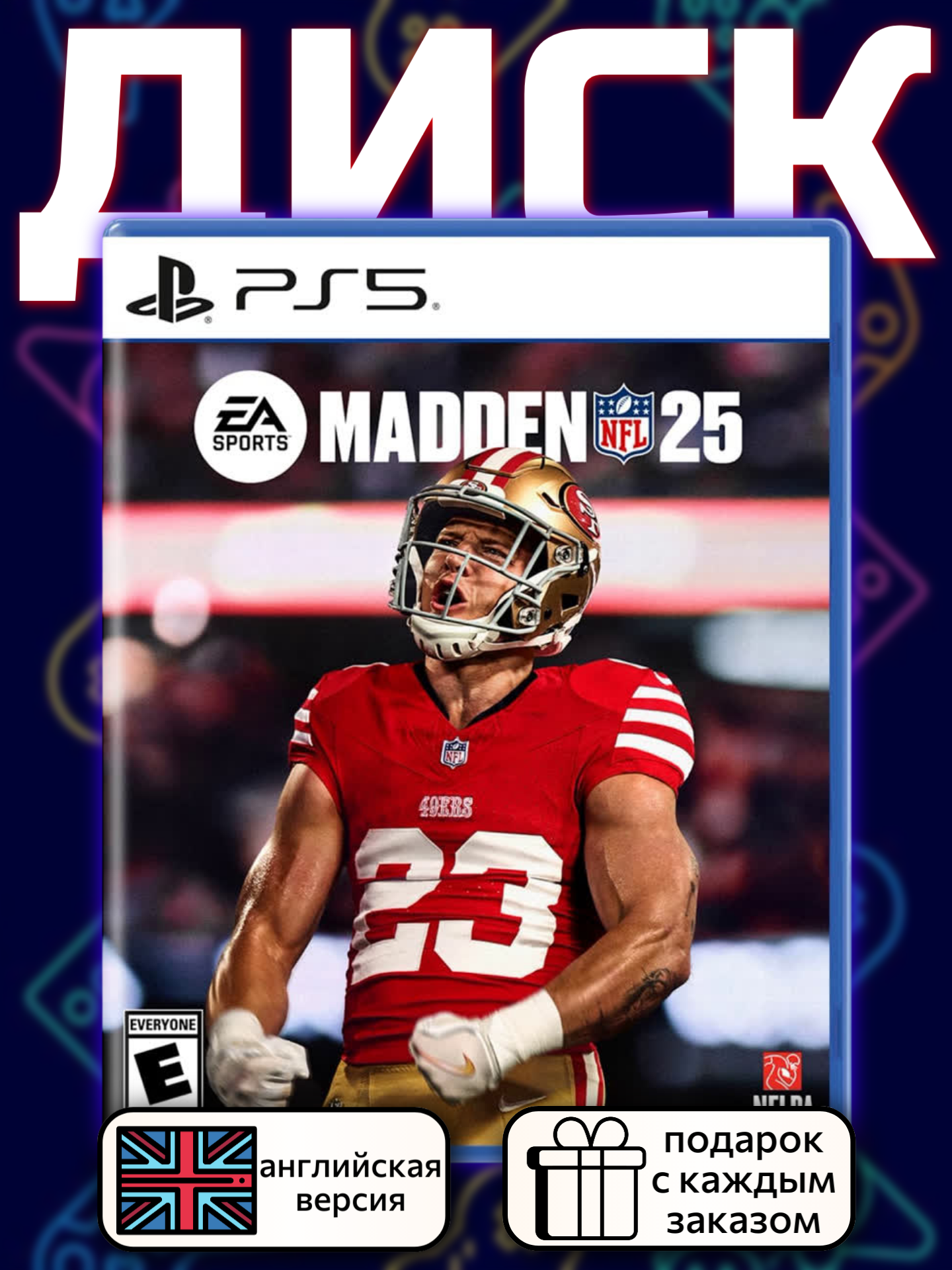 Игра Madden NFL 25, для PlayStation 5, английская версия, лицензионная версия